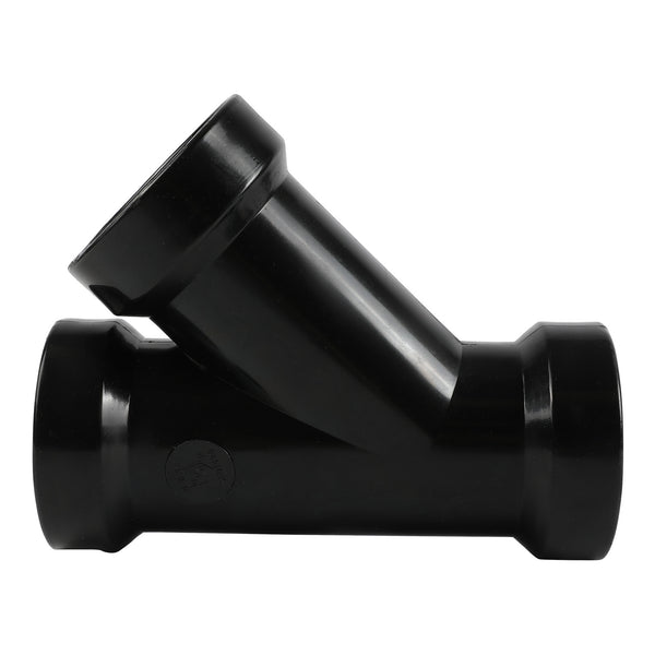 EFIELD 4 in. ABS DWV All Hub Wye Tee – Plumbingsell