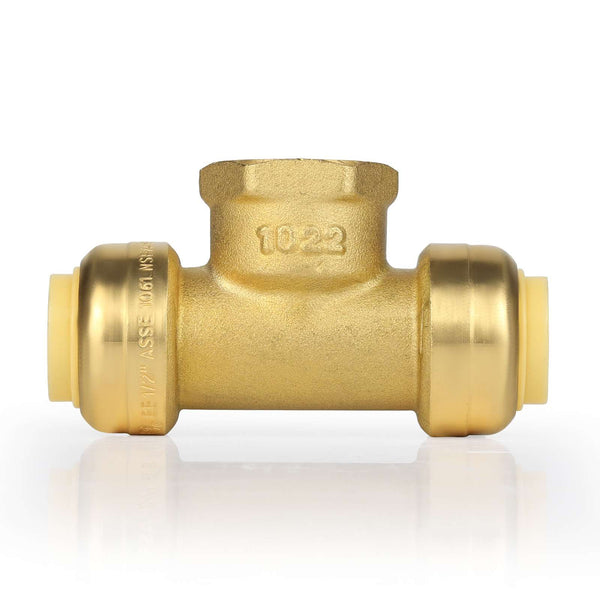 Push Fit x Push Fit x FNPT Tee - Pick Size to Add – Plumbingsell