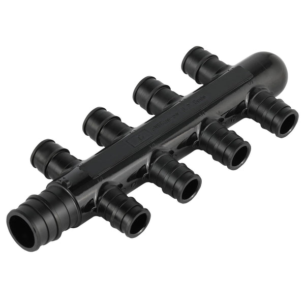 PEX A Expansion 3/4" X 1/2" Opposing Open Manifold (8 Port) – Plumbingsell