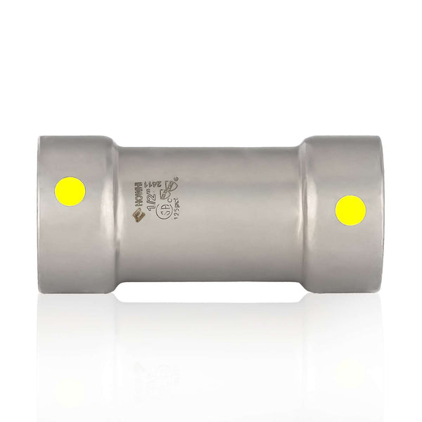 2" Carbon Press Coupling, No Stop – Plumbingsell