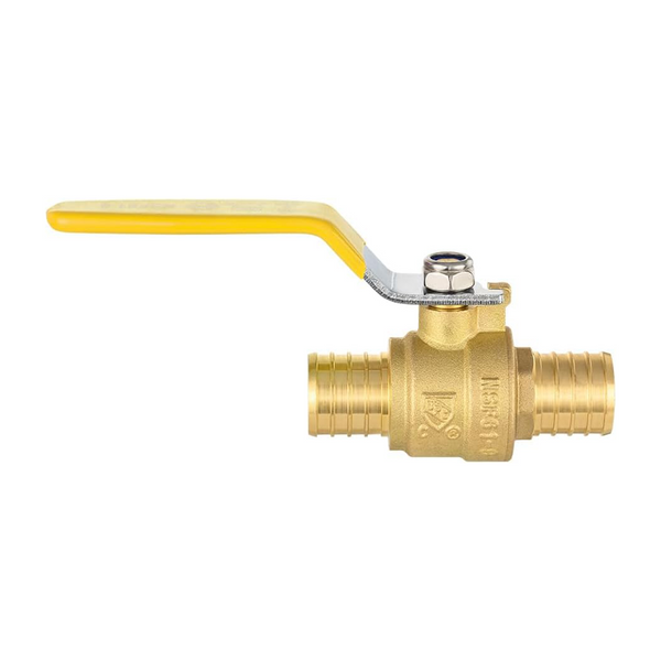1/2" PEX Crimp Ball Valve, Yellow (Lead Free) – Plumbingsell