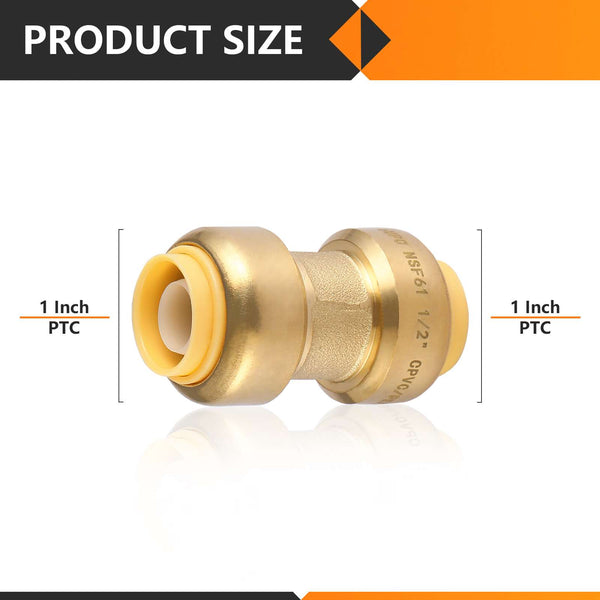EFIELD 1" x 1" Push Fit Coupling – Plumbingsell