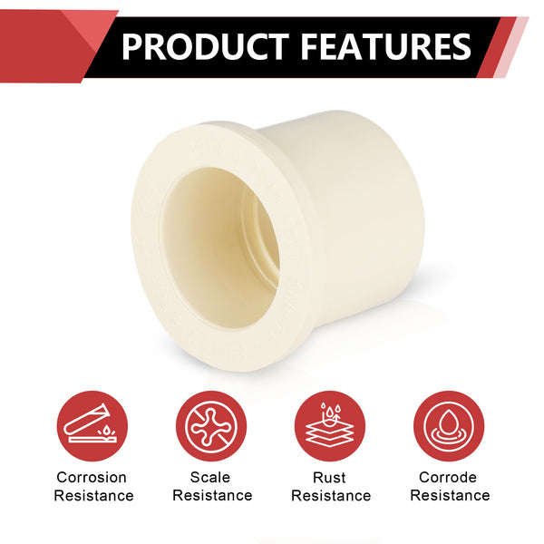 2" X 3/4" CTS CPVC Spigot x Socket Bushing – Plumbingsell