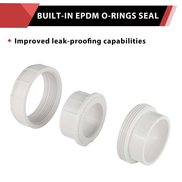 PVC Socket Union - Pick Size to Add – Plumbingsell