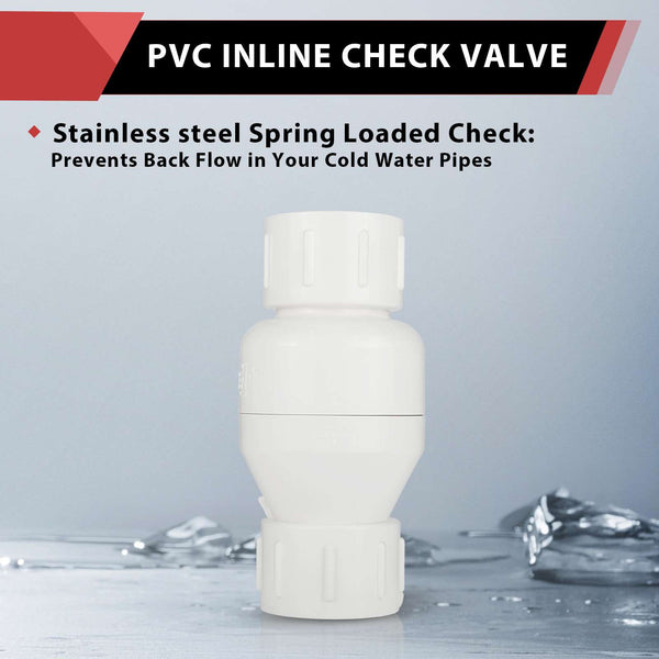 PVC In-Line Check Valve - Pick Size to Add – Plumbingsell