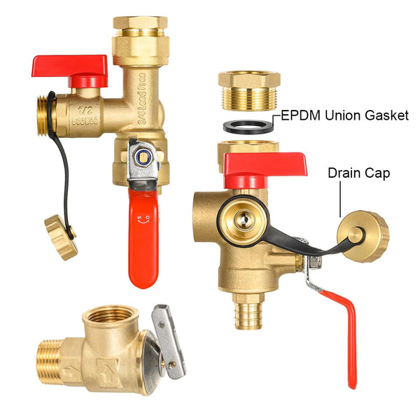 3/4" Isolation Valve Kit (Pex Crimp Inlet) – Plumbingsell