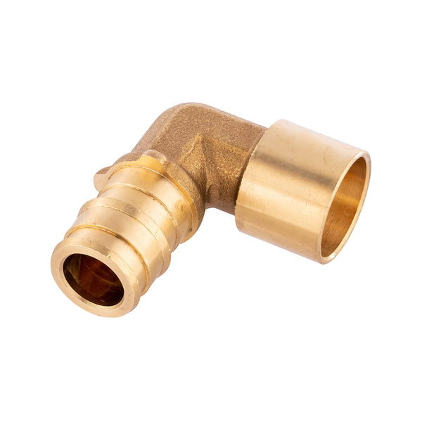 EFIELD PEX A Expansion 3/4" PEX x 3/4" Male Sweat F1960 Elbow (Lead ...