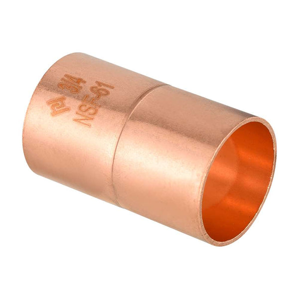 EFIELD 3/4" Copper Coupling With Rolled Stop – Plumbingsell