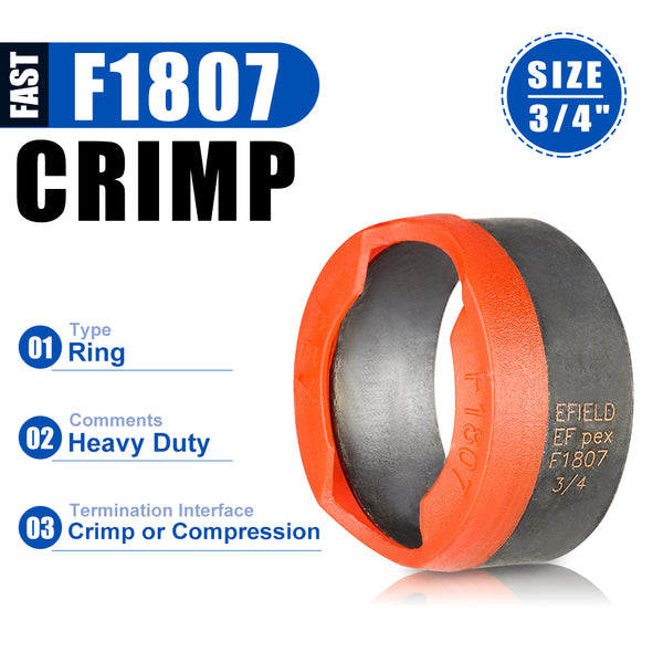 Pro Pack of 75 3/4" Pex Copper Ring /End Stop – Plumbingsell