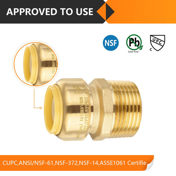 Push Fit Male Reducing Adapter - Pick Size to Add – Plumbingsell