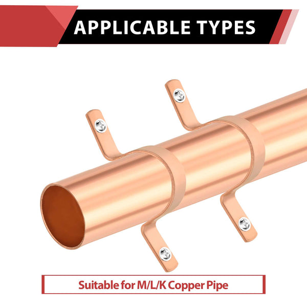 Copper Pipe Straps, Two Hole - Pick Size to Add – Plumbingsell
