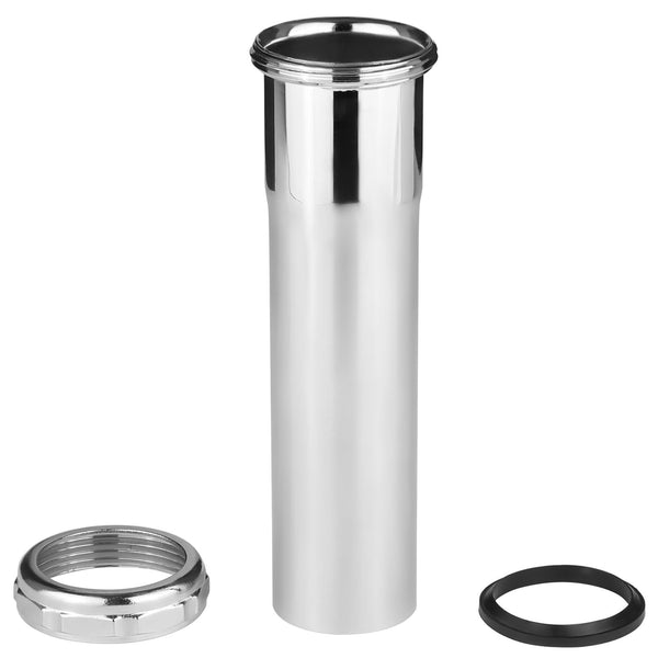 1-1/2" x 6" Slip-Joint Sink Drain Extension Tube, 20GA, Chrome Plated ...