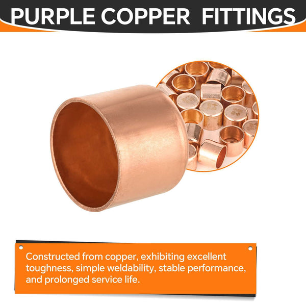 Solder Copper Pipe End Cap (Plug) - Pick Size to Add – Plumbingsell