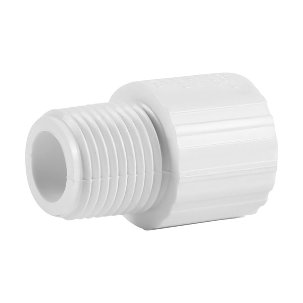 PVC SCH 40 Male Adapter Fittings (SOCx MIPT) - Pick Size to Add ...