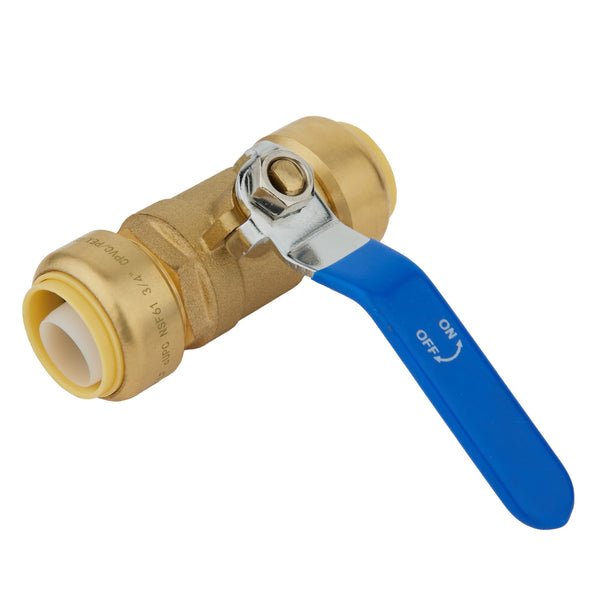 1" Push Fit Ball Valve, Blue (Lead Free) – Plumbingsell