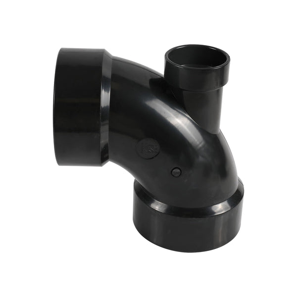 3" x 3" x 2" ABS DWV 1/4 Bend Elbows W/Low Heel Inlet – Plumbingsell