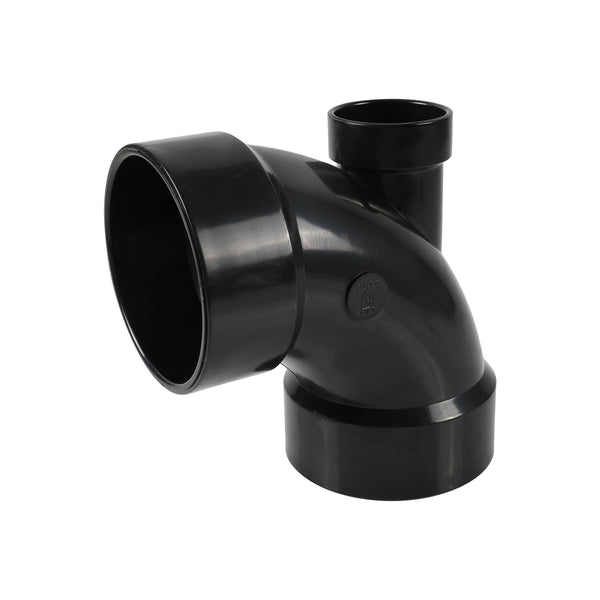 3" x 3" x 2" ABS DWV 1/4 Bend Elbows W/Low Heel Inlet – Plumbingsell