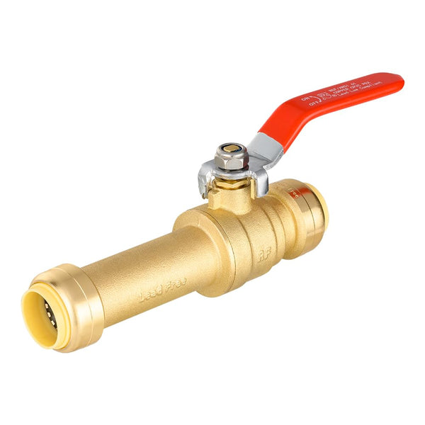 EFIELD 3/4" Push Fit Slip Ball Valves, RED (Lead Free) – Plumbingsell