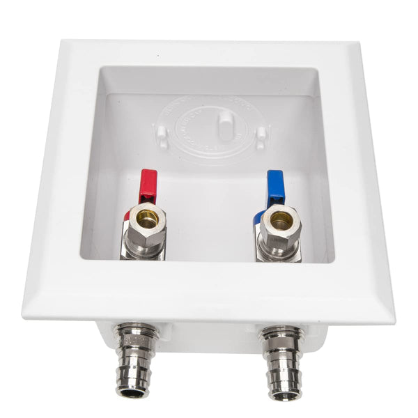 EFIELD 1/2" PEX Expansion (F1960) Inlet, Faucet Outlet Box, with ...