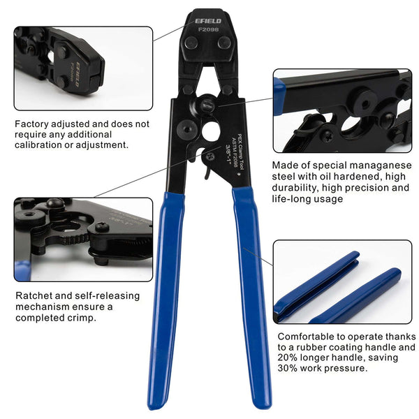 PEX Cinch Clamp Crimp Tool - EFIELD – Plumbingsell