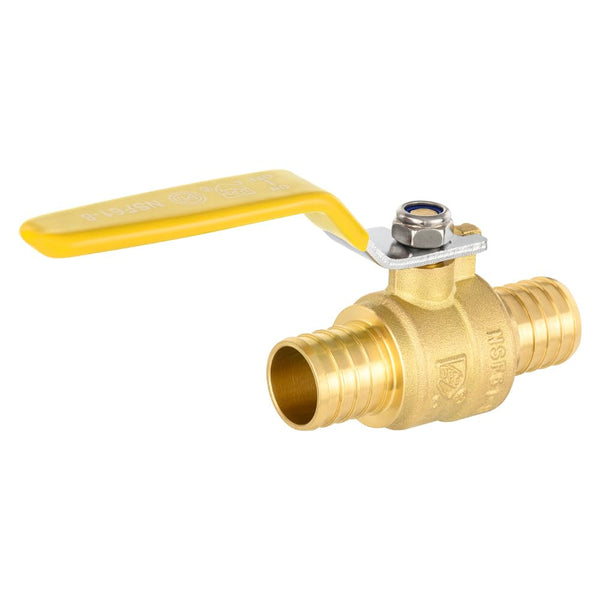 3/4" PEX Crimp Ball Valve, Yellow (Lead Free) – Plumbingsell