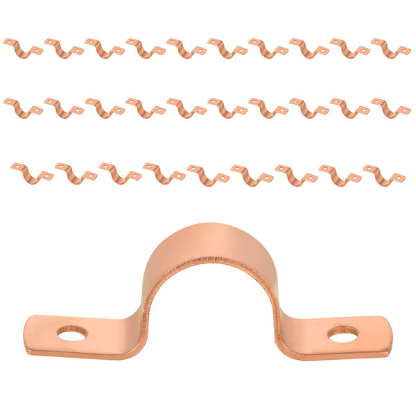 EFIELD Pro 30 Pack 3/4" Copper Pipe Straps, Two Hole – Plumbingsell